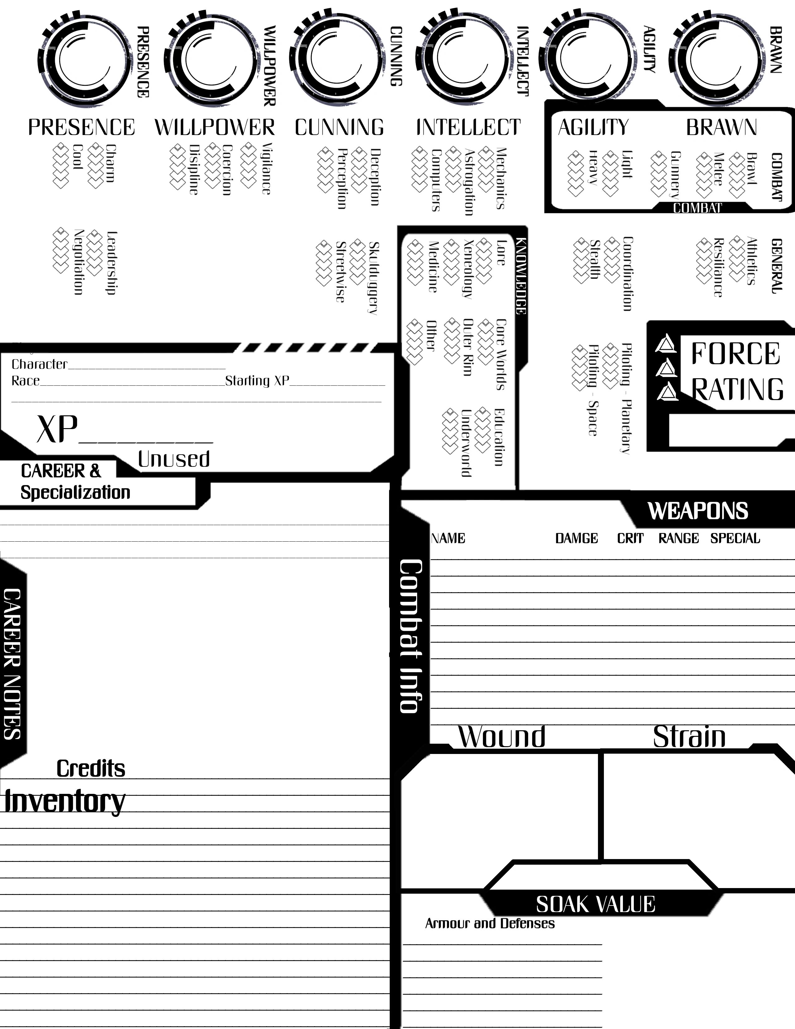 Character Sheets (Custom) | Fandom