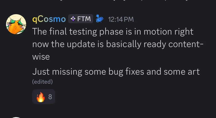 update is almost done apparently | Fandom