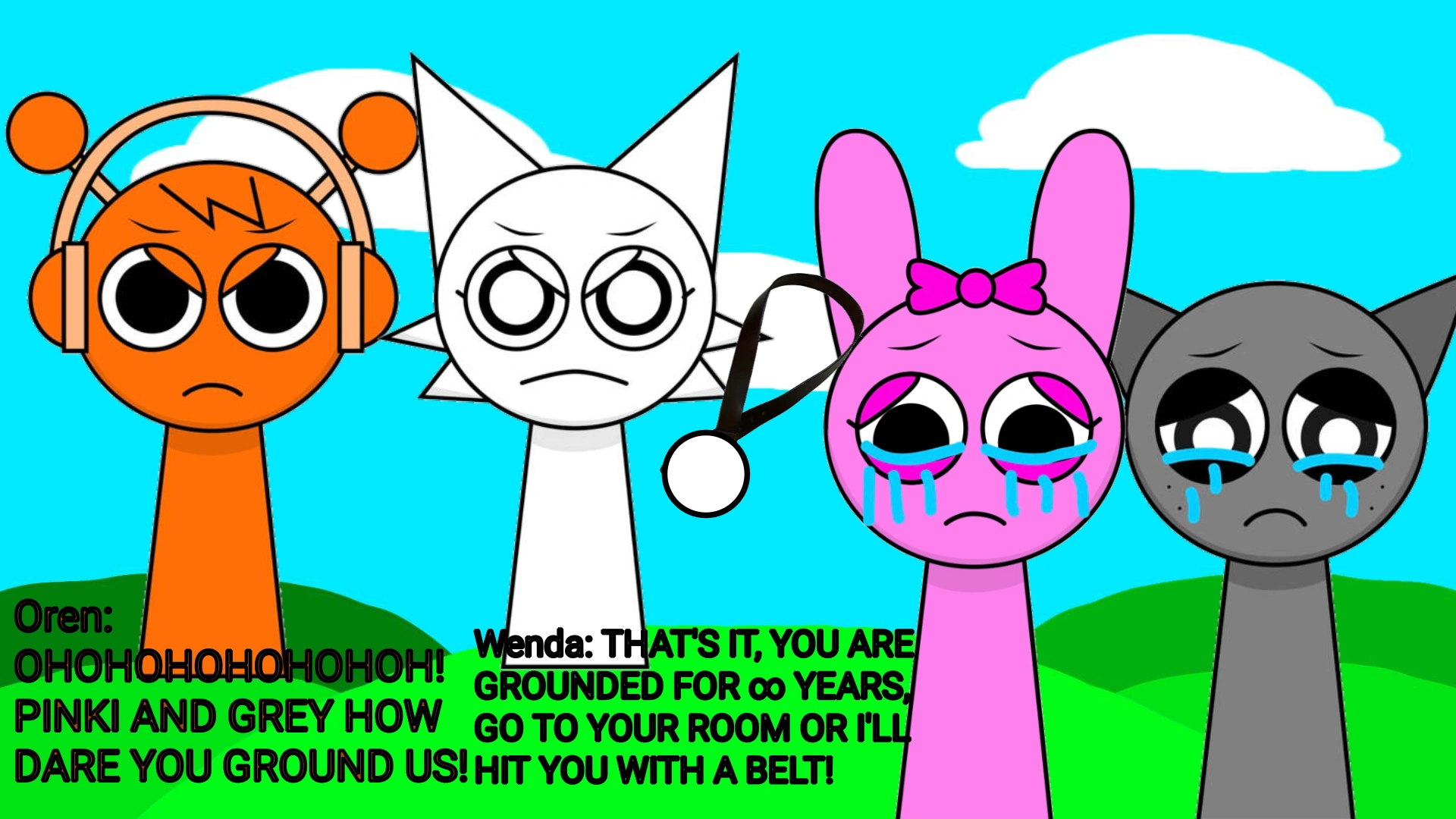 Me and Pinki got grounded by Wenda and Oren | Fandom