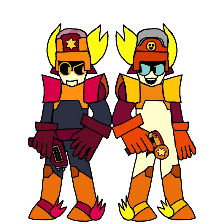 My friend and I drew this digitally without looking at the original ...