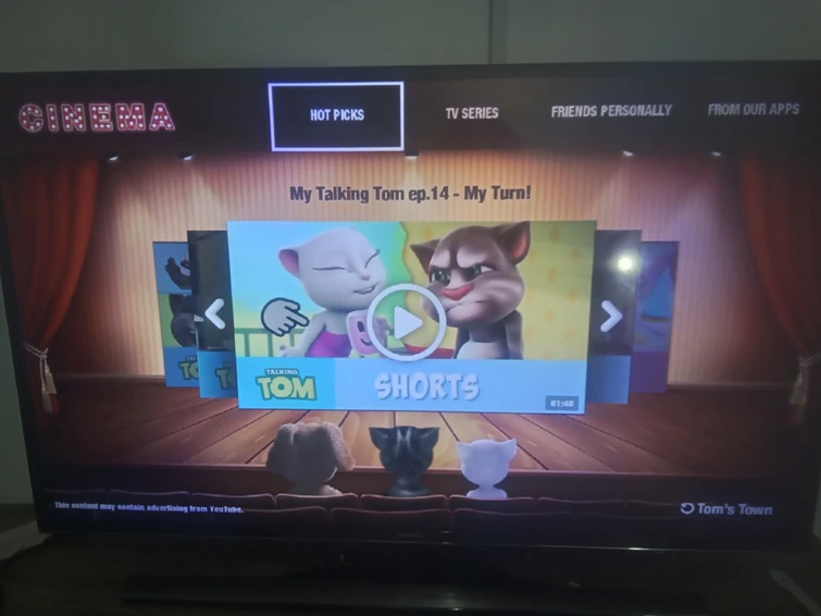 I have these images of the version of Talking Tom 2 for Samsung Smart ...
