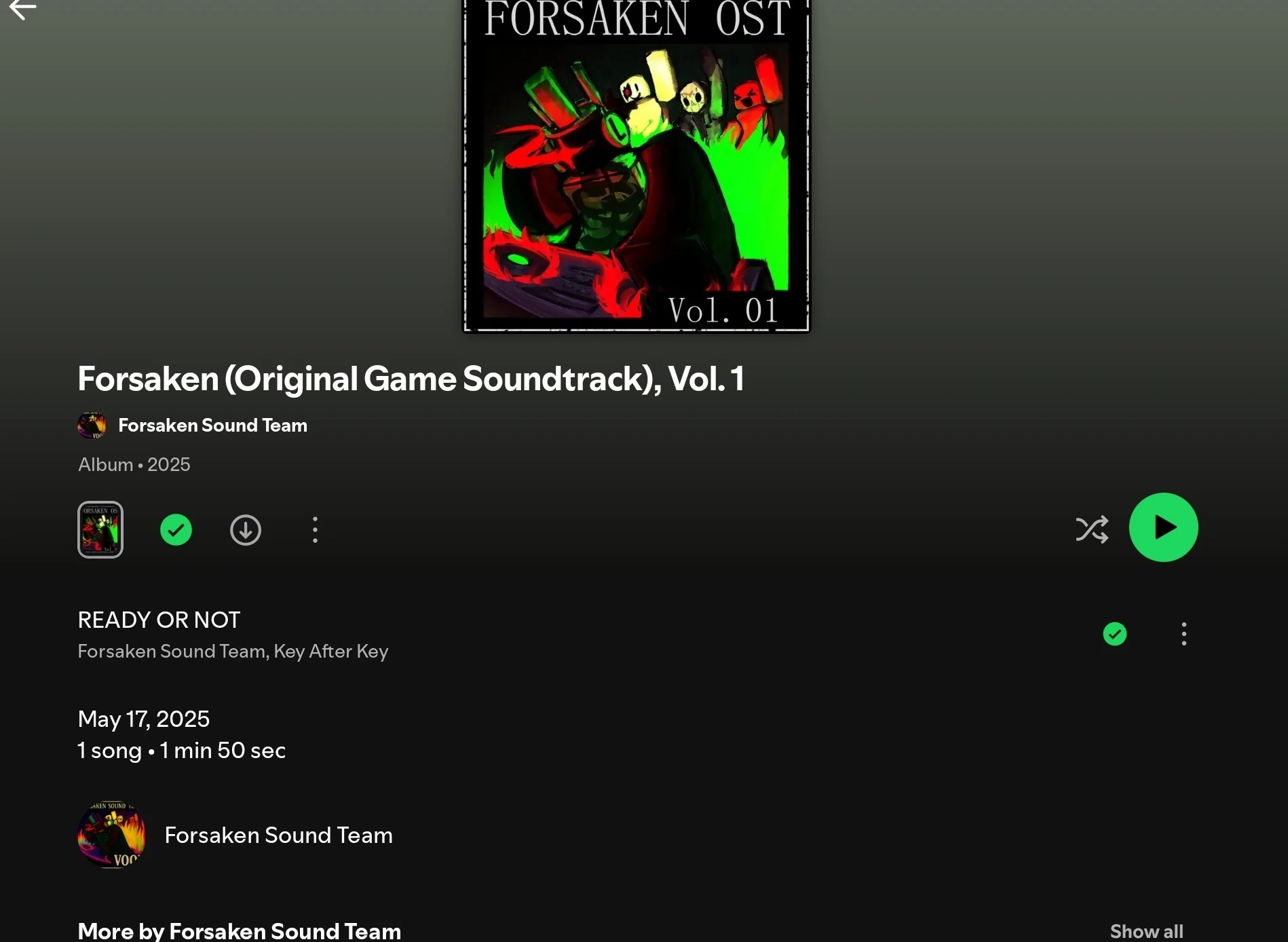 I think the forsaken sound team is hacked | Fandom