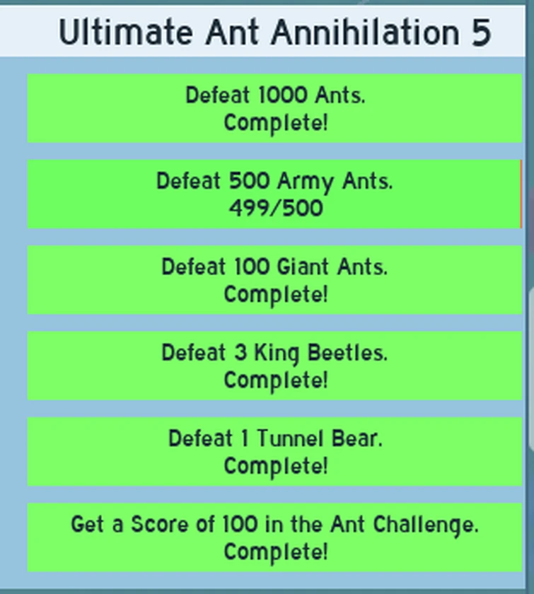 i died so i really had to use an ant pass to get the last army ant | Fandom