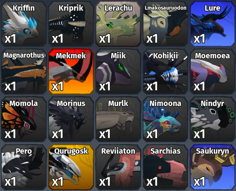 entire inventory giveaway!!!!111 (195 creatures+plushies+tokens ...