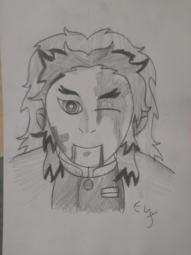 My sketch of Rengoku | Fandom