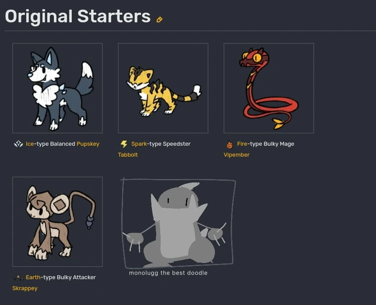 favorite starter doodle? | Fandom