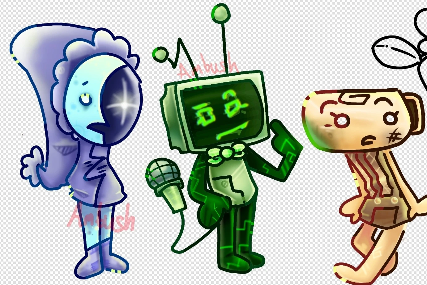 Astro AND Vee AND Shelly??? (fanart) | Fandom