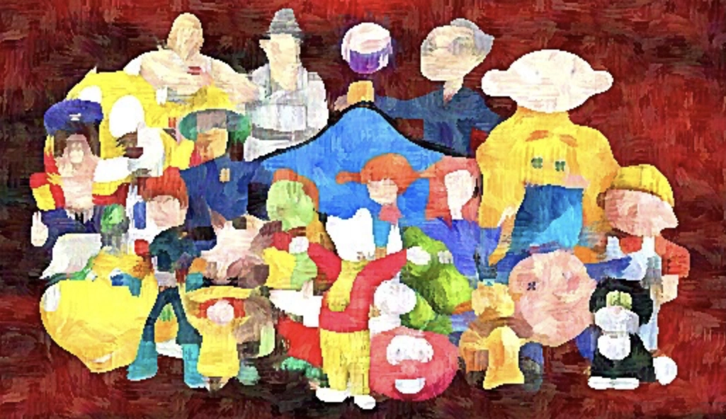 This painting is titled "The End of a Kids Network" | Fandom