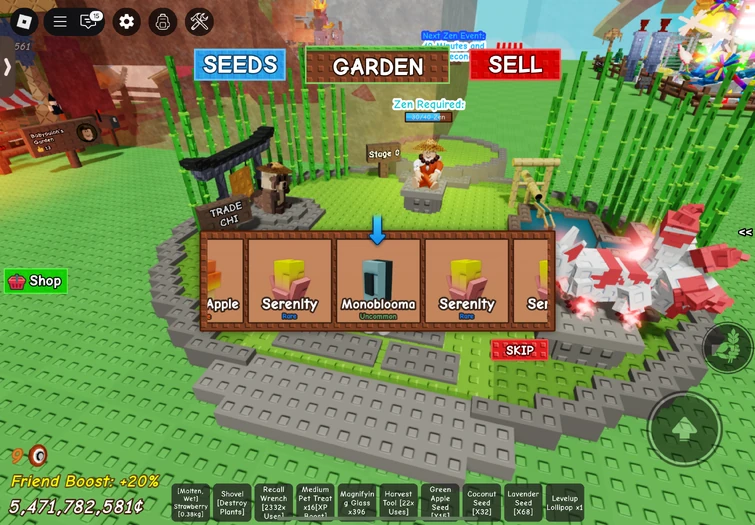 What did you get on your first zen seed pack? | Fandom