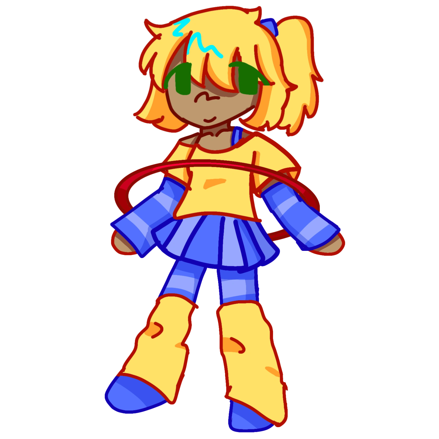 just a human hoola i drew in december 2023...... | Fandom