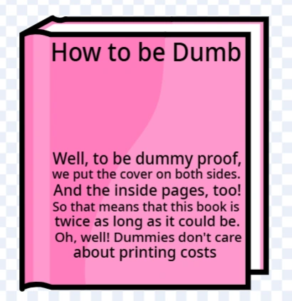 How to be Dumb book with Book's current asset | Fandom