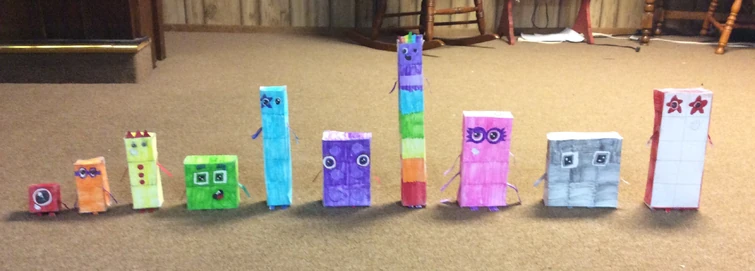 My Numberblocks Paper Models I Made | Fandom