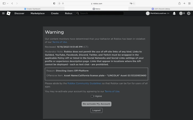 WHAT THE HELL ROBLOX. (nvm lol the dmv link is a website) | Fandom