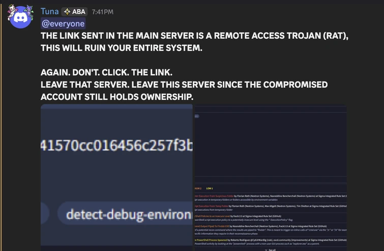 LEAVE THE DIE OF DEATH SERVER. IT'S HACKED. | Fandom