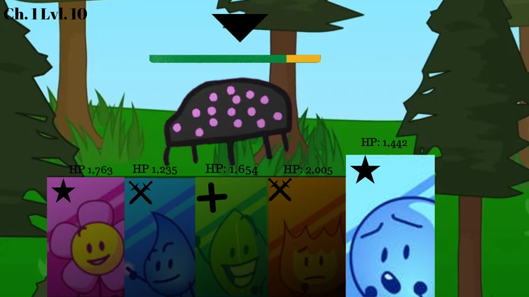 BFDI RPG Chapter One and Two boss fights | Fandom