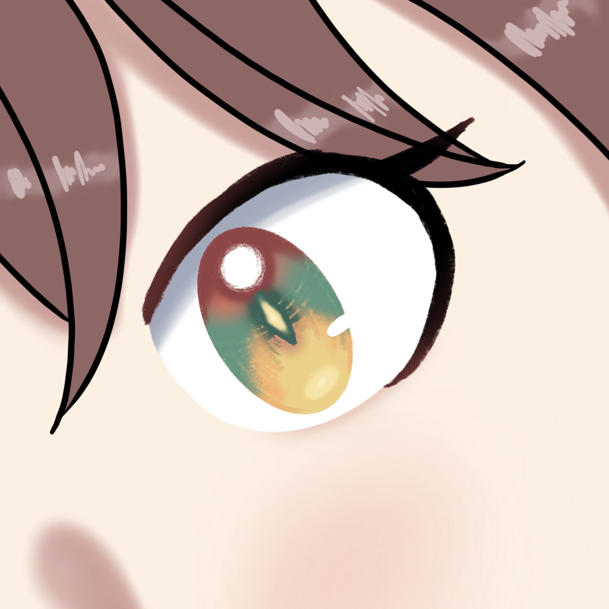 Um I like drew my ocs eye and I’m actually really proud of this so | Fandom