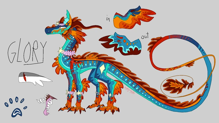 Making refs for WoF characters 2 - Glory | Fandom