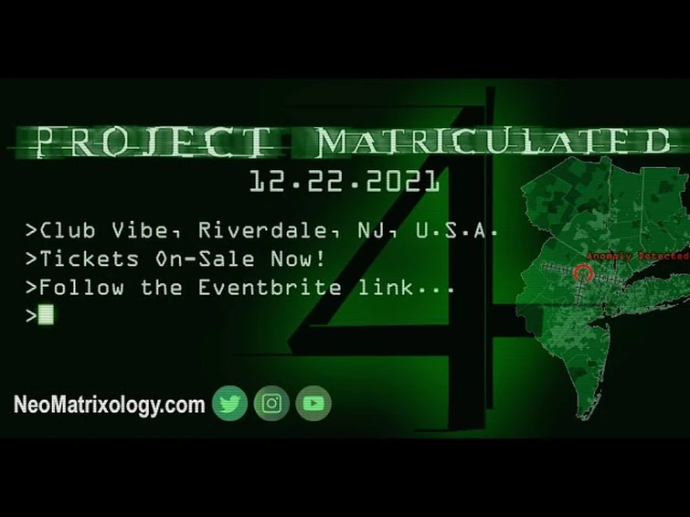 THE #PROJECTMATRICULATED MATRIX THEMED COSLAY PARTY EVENT 12.22.21 | Fandom