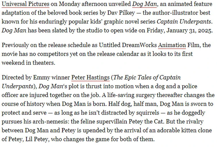 Dog Man Movie Official Release Date | Fandom