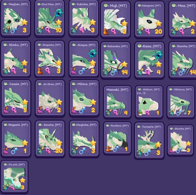 Repost! (Buying Matcha Tea Dragons that I DON'T have.) + Buying CHEM ...
