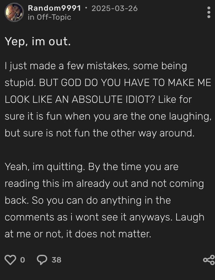 THE TRUE LAST POST. | Fandom