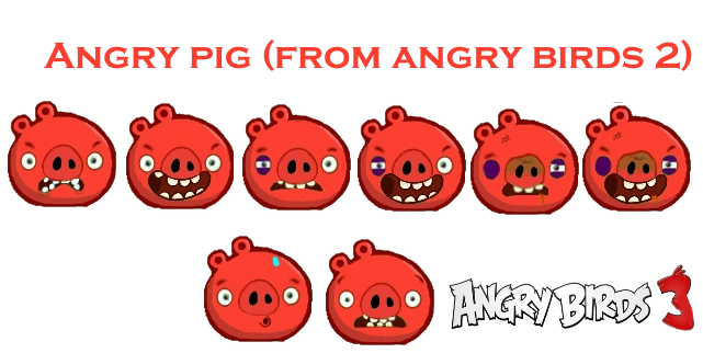 AB3: Angry Pig Sprites | Fandom