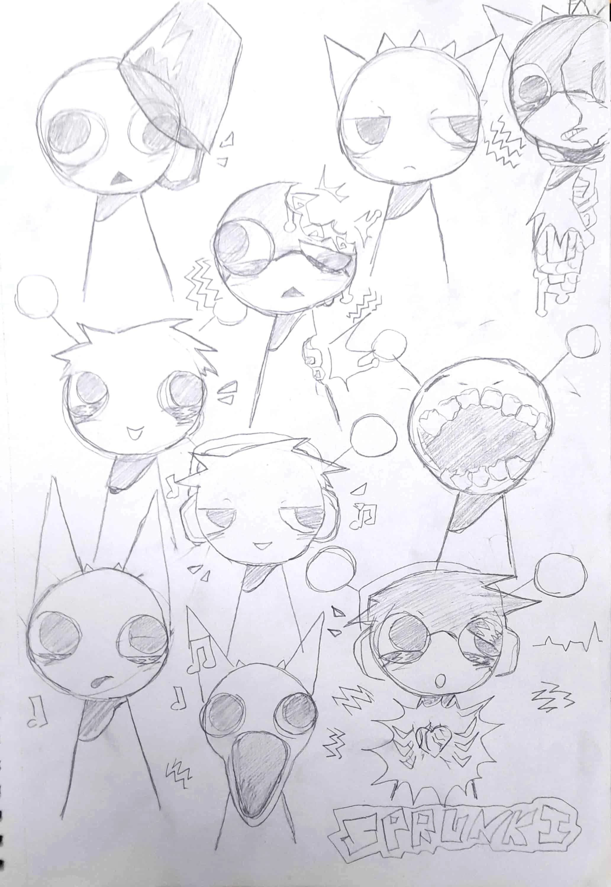 sprunki fanart i made at skl by memory | Fandom