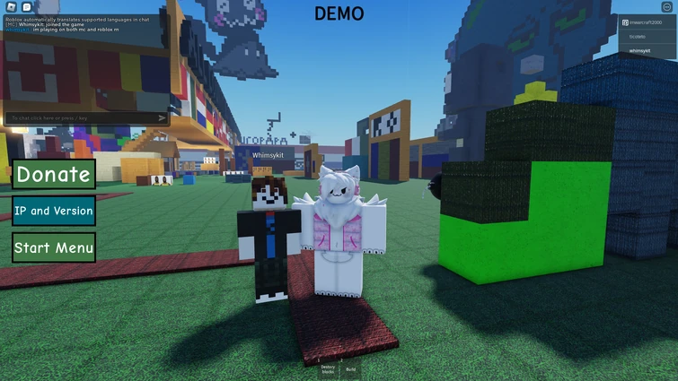 THERE IS A MINECRAFT/ROBLOX CROSSPLAY | Fandom