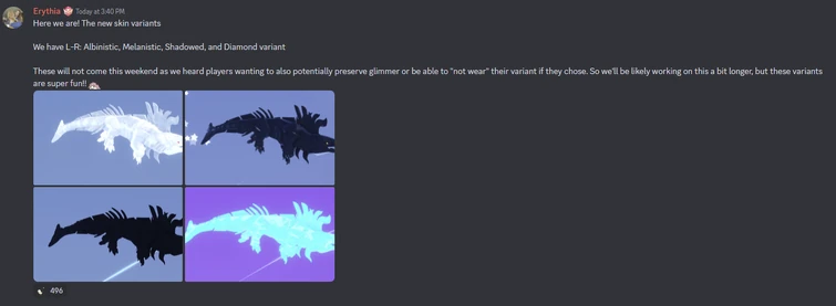 Dev Feed Leak Logs | New glimmer variant reveals! | Fandom