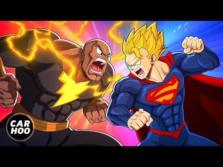 JUSTICE LEAGUE vs BLACK ADAM [ DBZ STYLE ] | Fandom