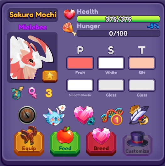 Selling this Sakura mochi bee for 350k! | Fandom