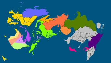 Give me a flag map of the glaggle world | Fandom