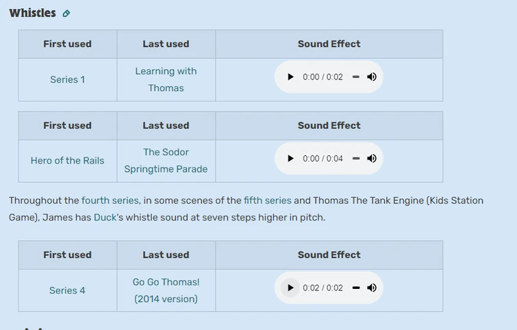 RIP other James' whistles. | Fandom