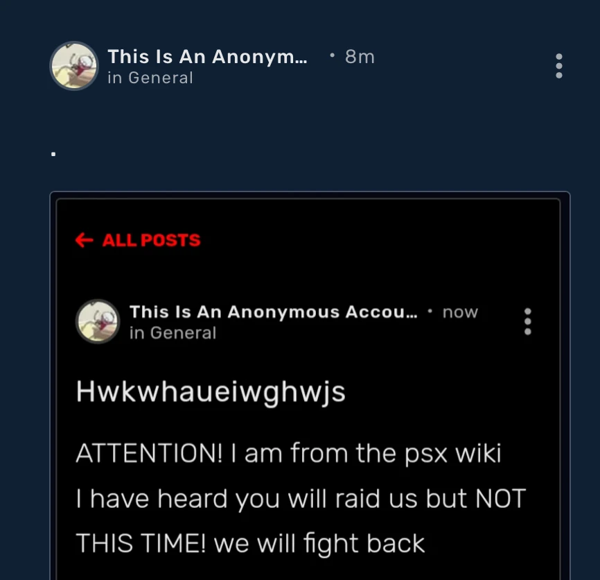 Nvm. This guy just mistook the wrong wiki. He blamed it on the wrong one. | Fandom