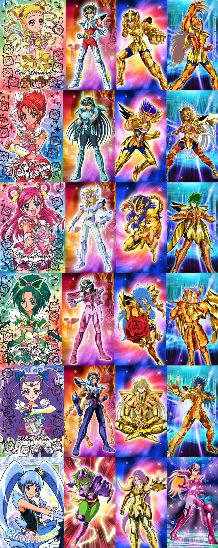 Pretty Cure x Saint Seiya Crossover | Fandom