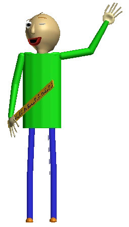 got bored and made a baldi render (credits to splintza) | Fandom