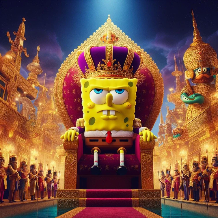 King SpongeBob AI Art | Fandom