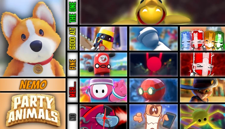 Gang Beast Fighter and Nemo Duel Matchup Tier List (AMA about it) | Fandom