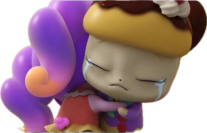 Jellyping hugging puddingping in no background | Fandom