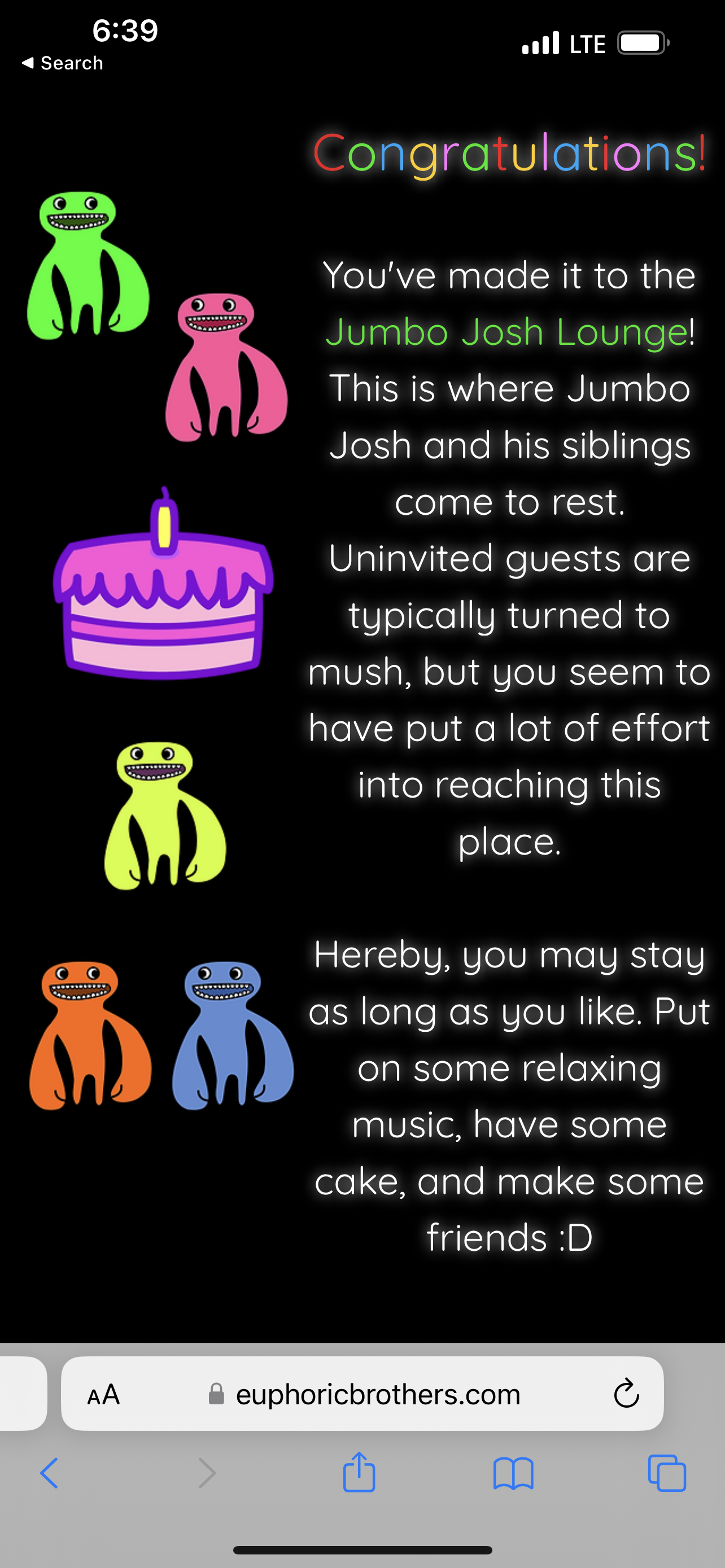 Here’s the jumbo josh lounge on iphone | Fandom