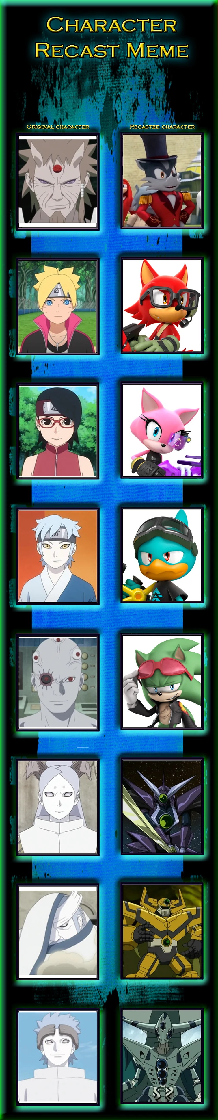 Sonic the Hedgehog Contrast Naruto 10 | Fandom