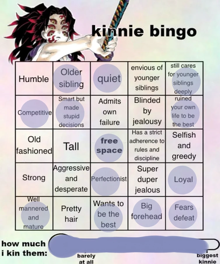 *+*My Demon Slayer Kinnie Boards {no not actually, just to see if I'm close to similar or not ...