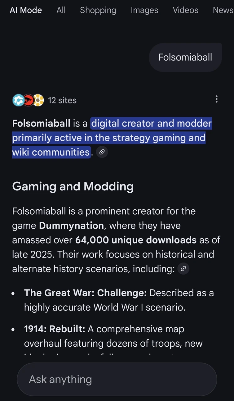 challenge:type your username into google or gemini and see what the ai ...
