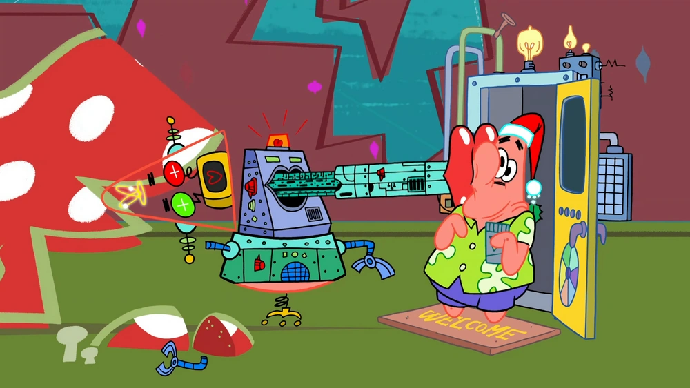 25 Days of SpongeBob Christmas images! Day 18: Patrick's under the ...