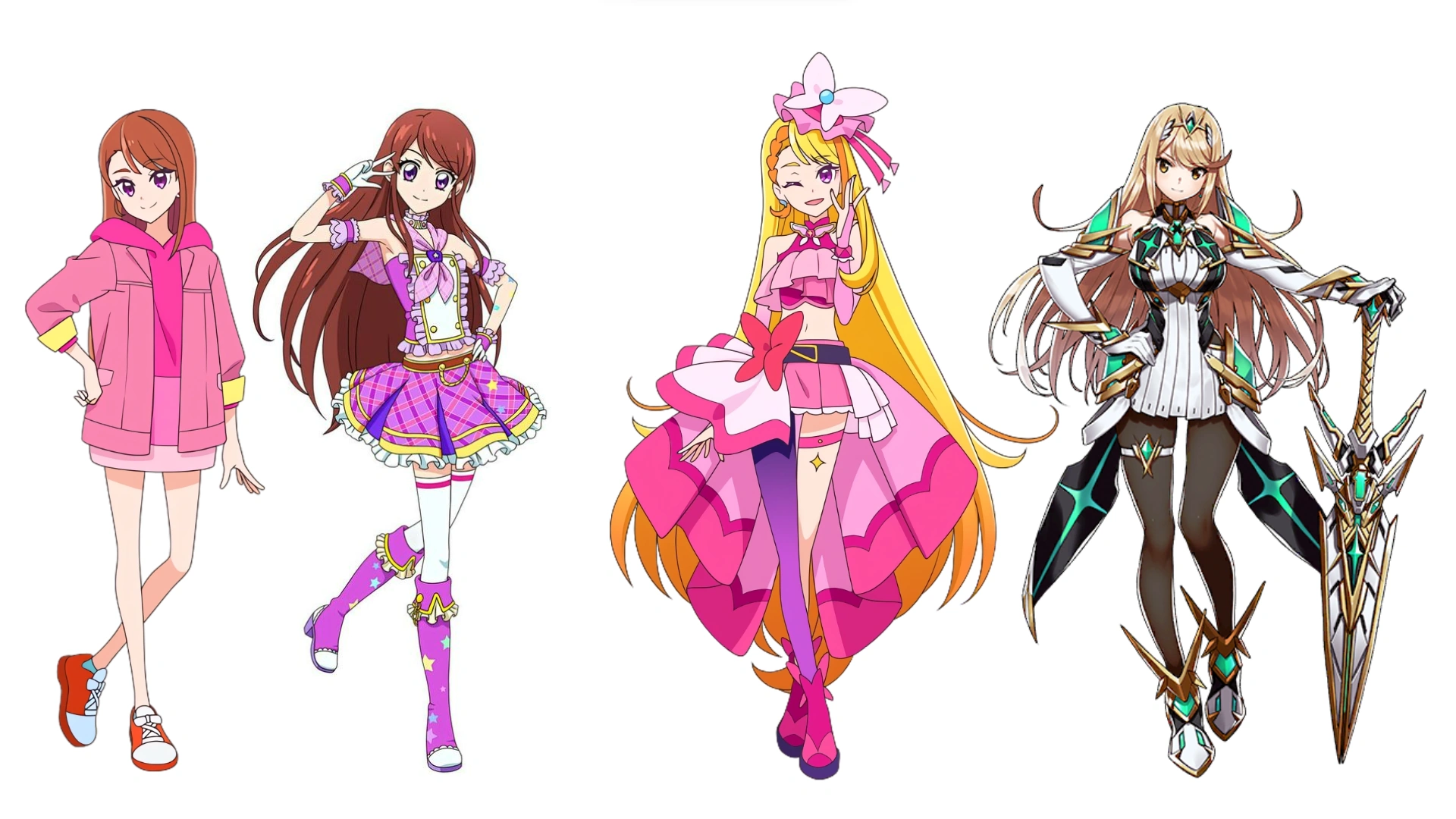 What both of Ageha's/Butterfly's forms reminded me of when I first saw ...