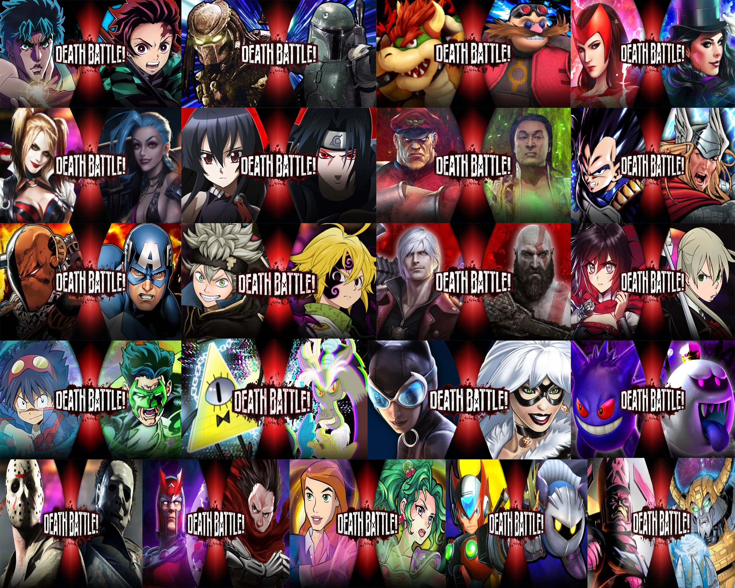 My Death Battle season 9 predictions but this time as a picture. | Fandom