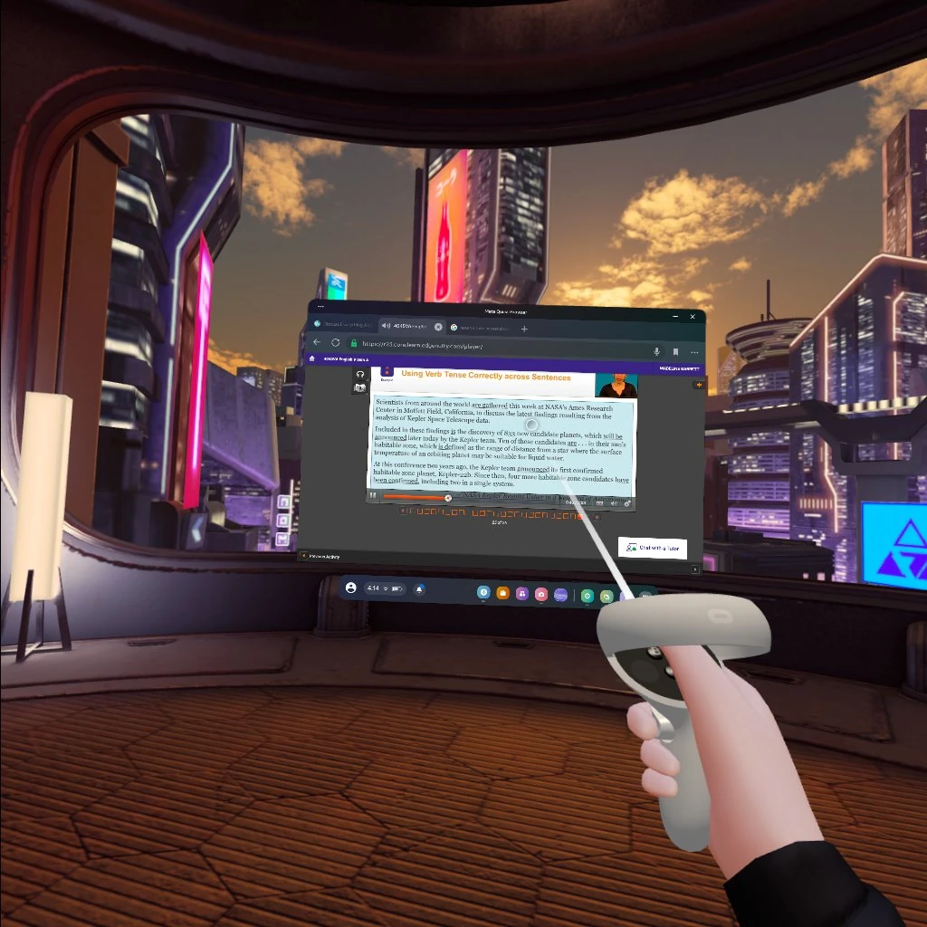 I finally learned how to properly take a screenshot on my Oculus ...