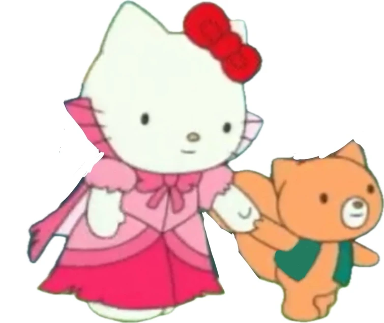 Hello kitty and the squirrel in no background | Fandom