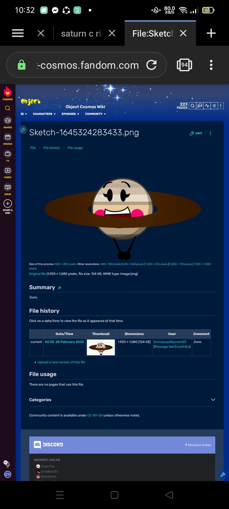 Discuss Everything About Object Cosmos Wiki | Fandom