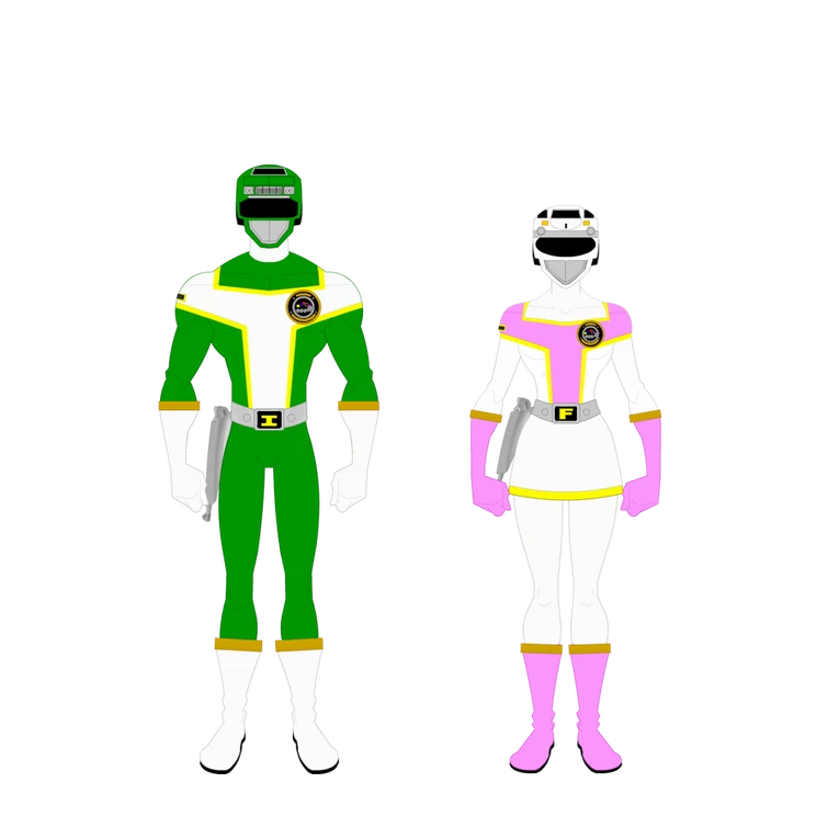Kousoku Sentai Turboranger with Green Turbo and White Turbo | Fandom